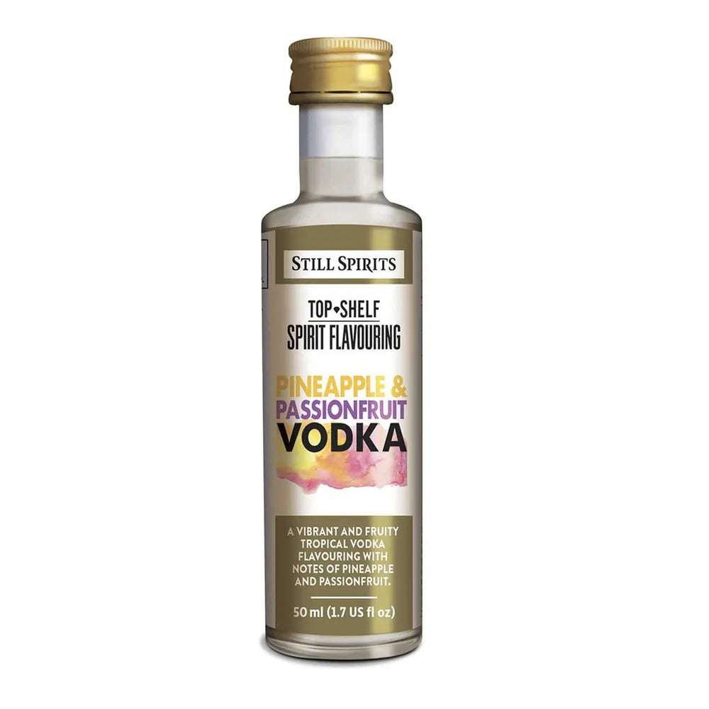 Still Spirits Top Shelf Pineapple & Passionfruit Vodka – NZ Brewing ...
